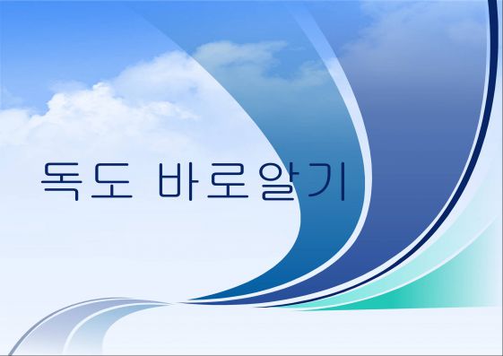 독도 레포트 자료