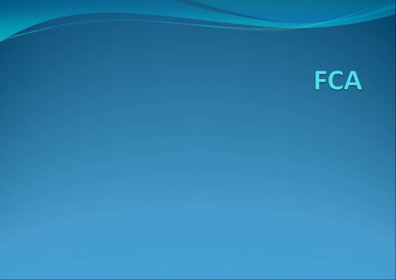 FCA란FCA 주요특징Free Carrier (지정운송인인도조건)