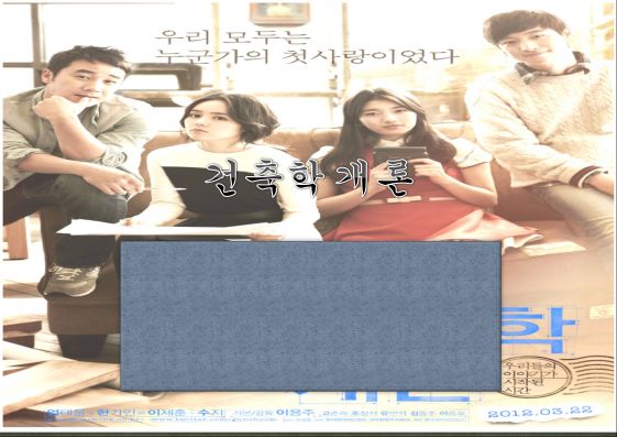 건축학 개론 - 커뮤니케이션 - 대인커뮤니케이션
