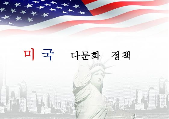 미국 다문화 정책미국의 역사
