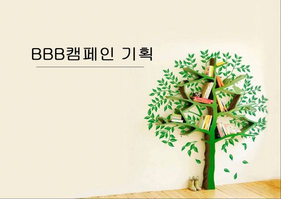 캠페인 기획,BBB캠페인,캠페인 주제,타깃,문제인식,상황분석