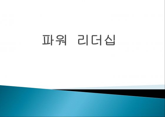 파워리더십,파워리더십의 정의,파워리더십의 특징,SWOT 분석,파워 리더십의 사례,파워리더십의 실천과제