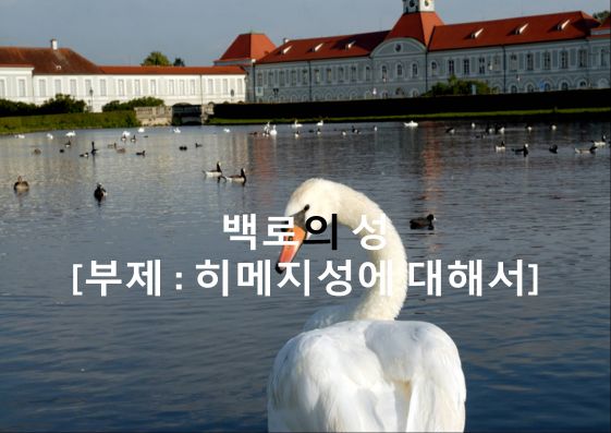 백로의성) 일본 목조 대가구 히메지성