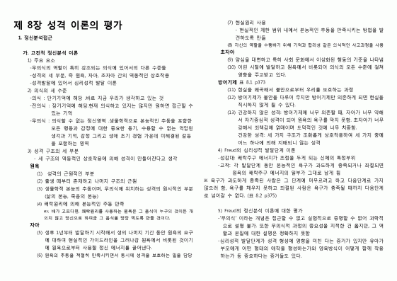 성격 이론의 평가