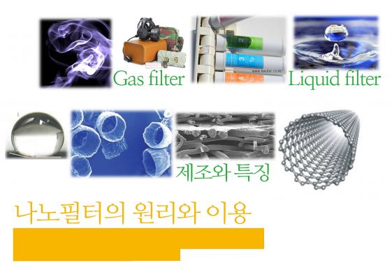 나노필터(나노설계발표자료)