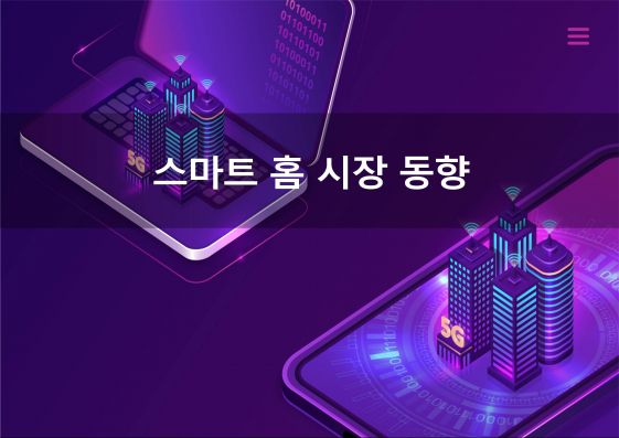 스마트 홈 시장 동향