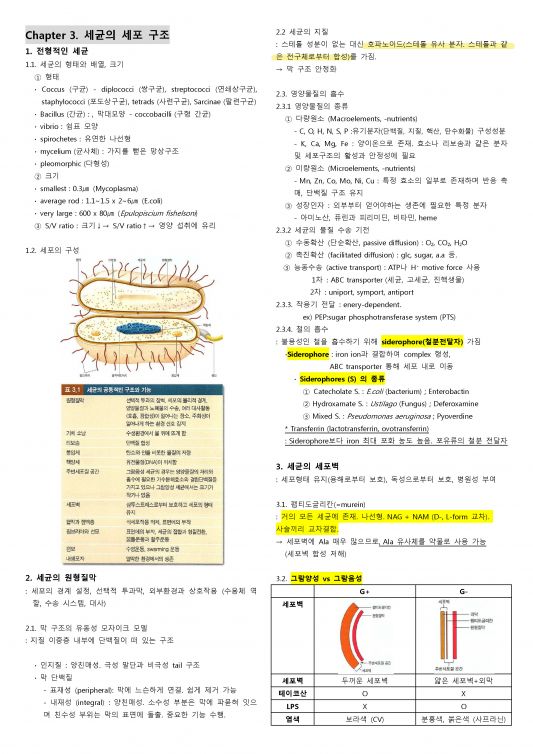 약품미생물학-3,4,7,8장 요점정리