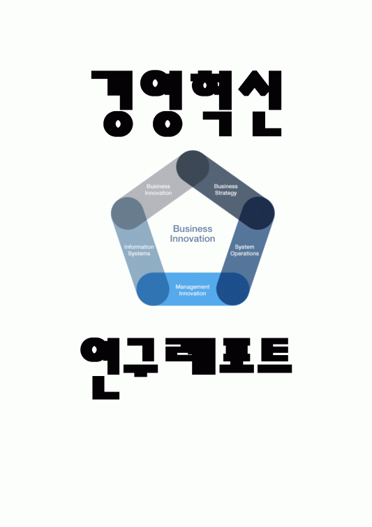 경영혁신 개념 특징 기법 연구 및 경영혁신 사례분석과 경영혁신 성공위한 전략제시
