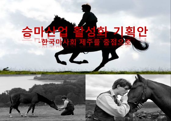 마케팅커뮤니케이션-승마사업 활성화