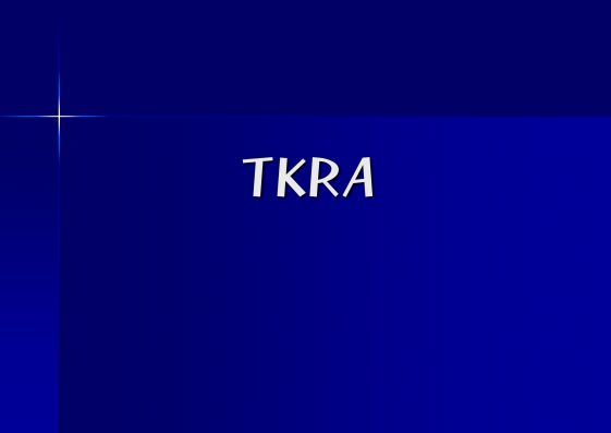 TKRA 레포트 자료