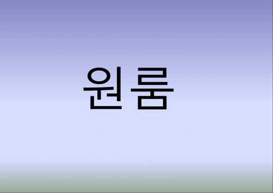 [PPT] 원룸의 증가요인 자료입니다