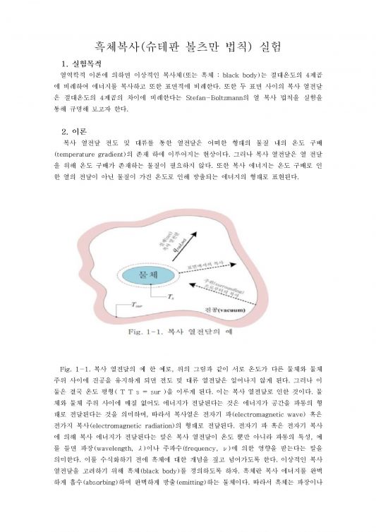 흑체 복사 실험 결과보고서