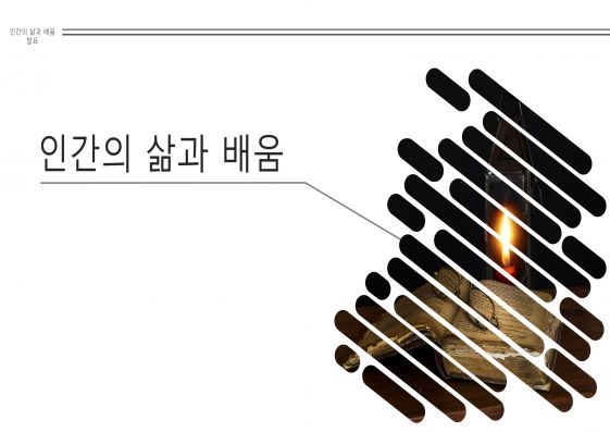 인간의 삶과 배움 PPT