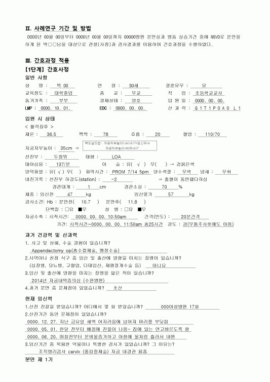 자연분만 모성