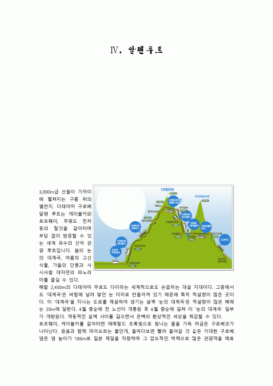 알펜루트 시라카와 가나자와 교토 유적