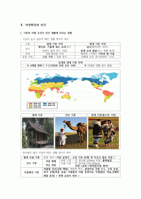 통합사회 Ⅱ 단원 핵심 정리(천재 교과서 내용까지 포함함)