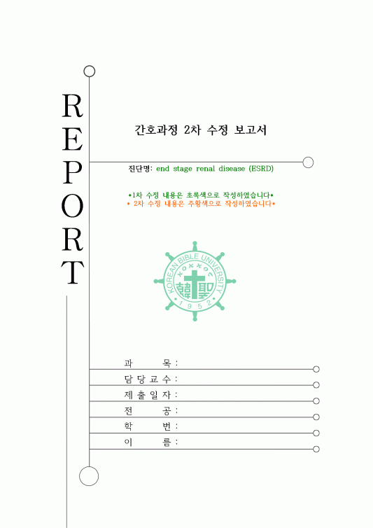 ESRD, 제2형당뇨, COPD 케이스입니다. 진단 10개입니다.