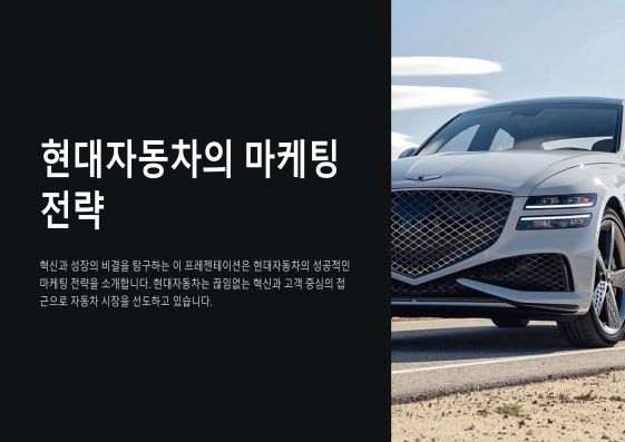 현대자동차 마케팅 전략