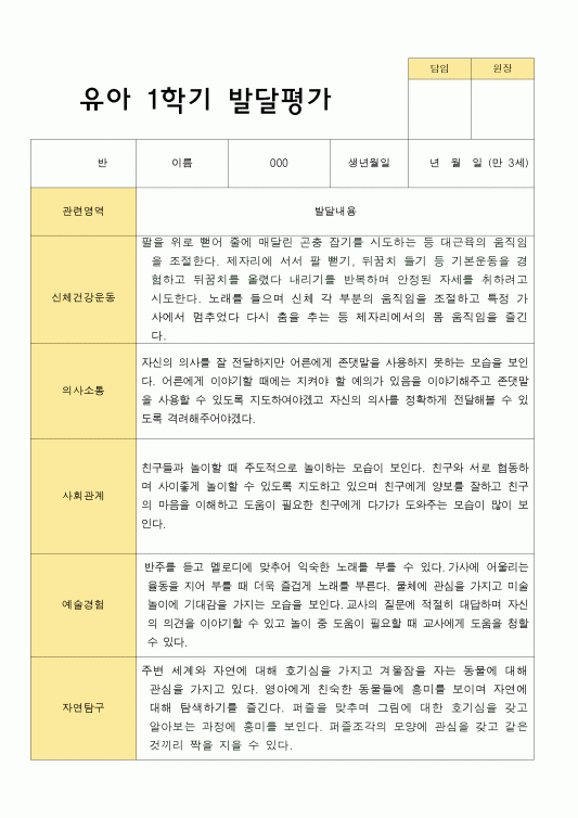 만3세 1학기 발달평가 23명