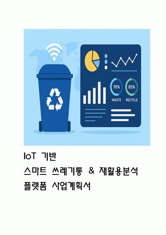[사업계획서] IoT 기반 스마트 쓰레기통 & 재활용 분석 플랫폼 창업 사업계획서