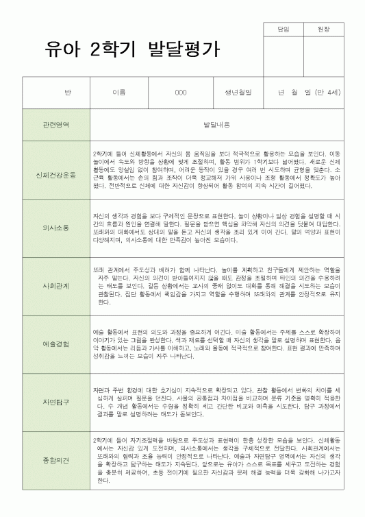 만 4세 발달평가 2학기 23명
