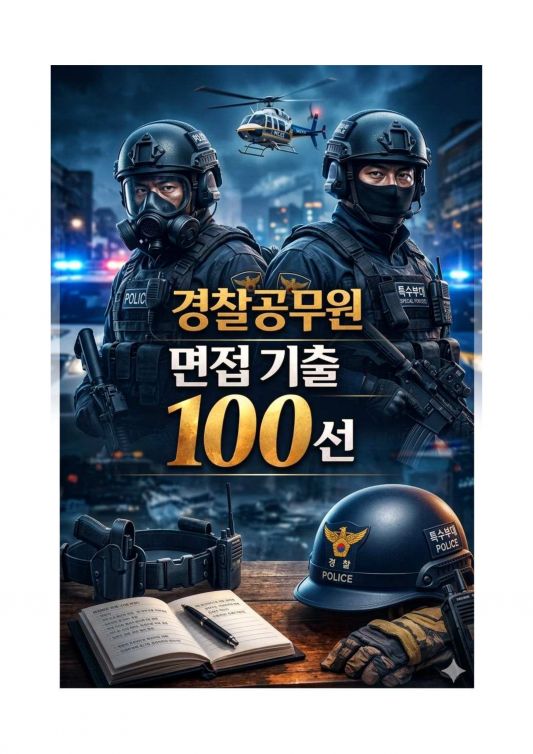 [강력추천] 2026 경찰공무원 면접 기출 100선