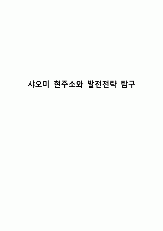 샤오미 현주소와 발전전략 탐구