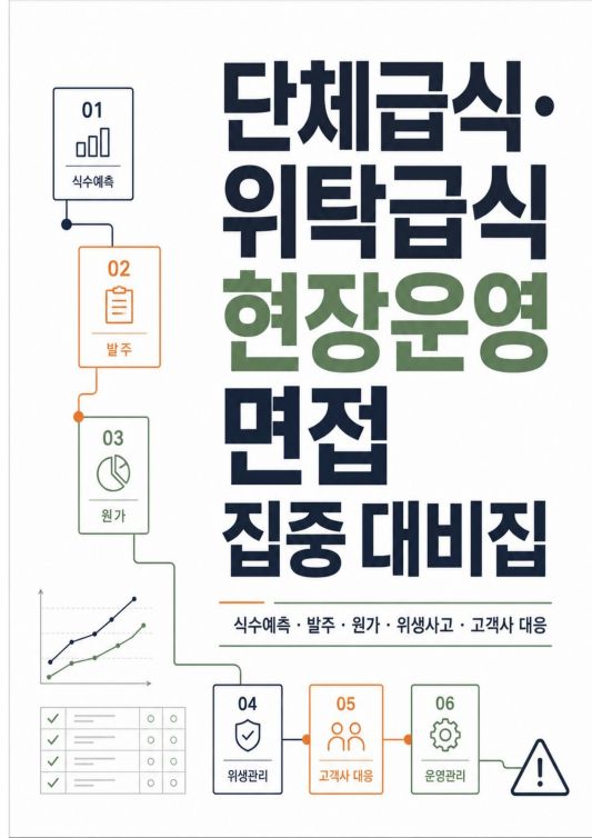 단체급식 위탁급식 현장운영 면접집중 대비집