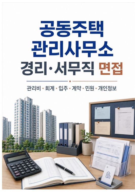 공동주택 관리사무소 경리 서무직 면접 관리비민원 대비자료