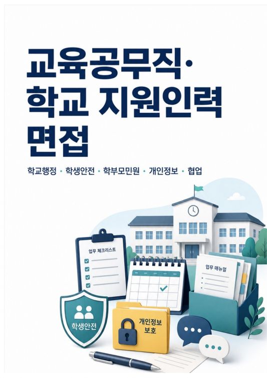 교육공무직 학교 지원인력 면접 학교행정학생안전 대비자료