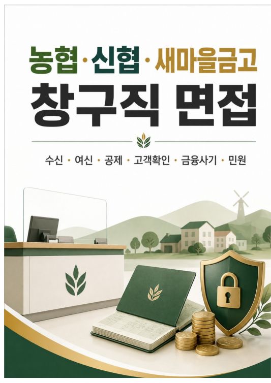 농협 신협 새마을금고 창구직 면접 금융거래상황 대비자료