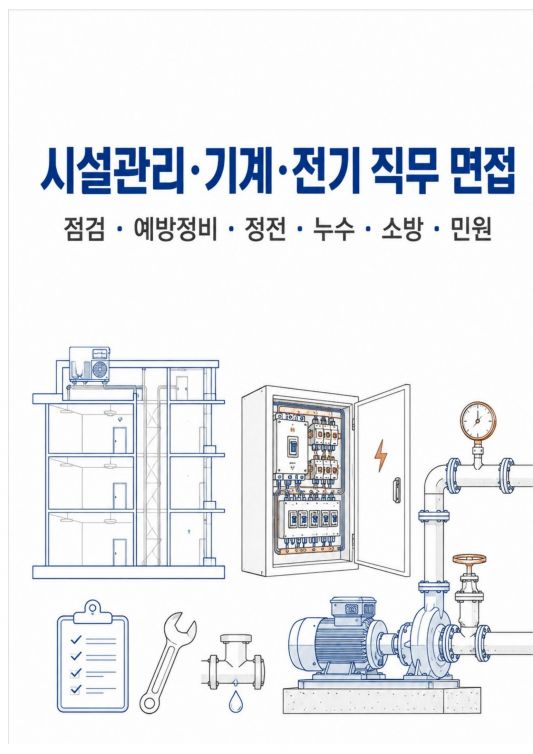 시설관리 기계 전기 직무 면접 설비비상민원 대비자료