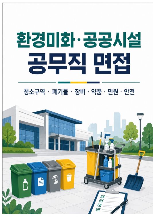 환경미화 공공시설 공무직 면접 청소 폐기물 안전 대비자료