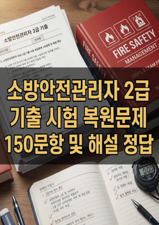 2026 소방안전관리자 2급 기출문제 150제 정답 및 해설