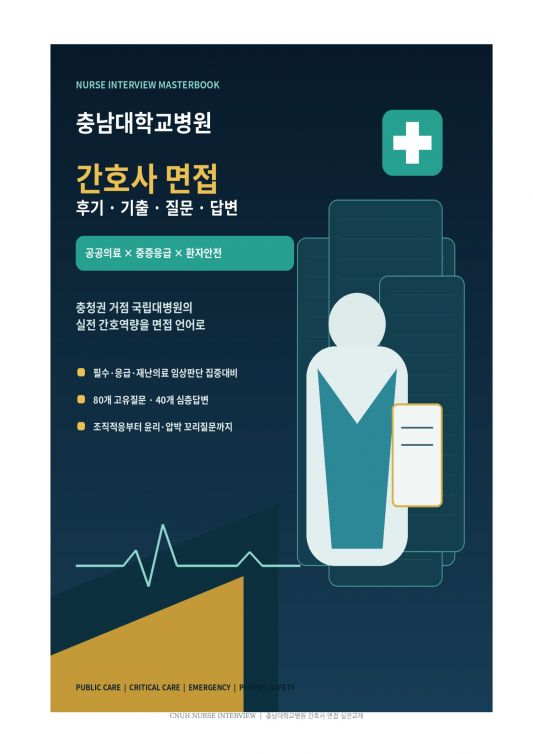 충남대학교병원 간호사 면접후기 면접기출 면접질문 답변 모음