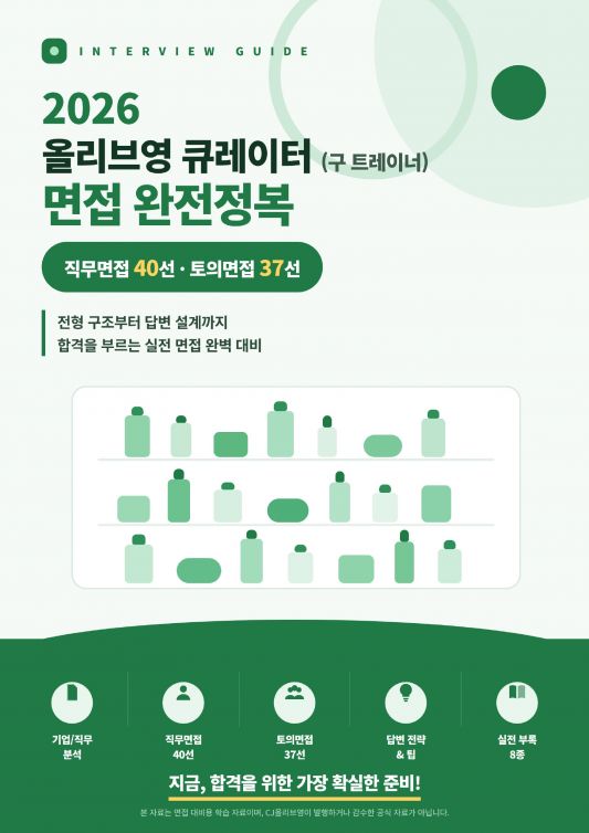 2026 CJ올리브영 큐레이터(트레이너) 면접후기 (직무면접 40선,토의면접 37선)