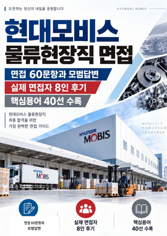 현대모비스 물류현장직 면접 실전 자료집] 현대모비스 물류현장직 면접후기 기출 60선 답변과 상세한 현대모비스 물류현장직 면접 8명 후기