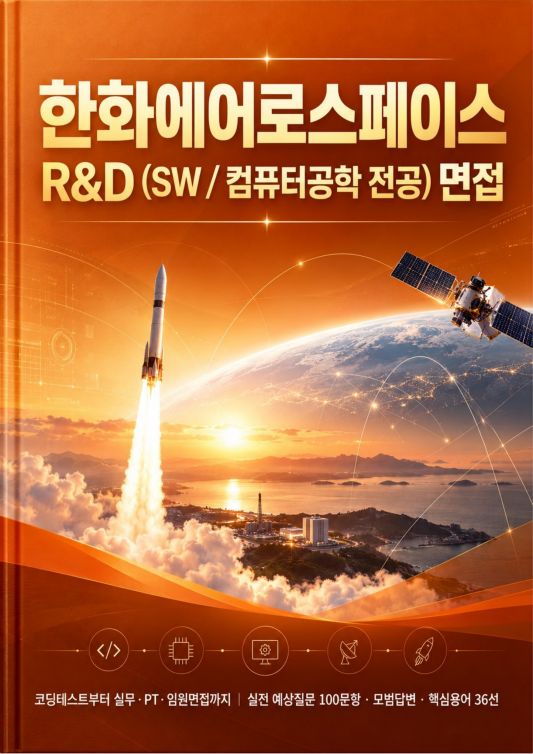 2026 한화에어로스페이스 R&D (SW / 컴퓨터공학 전공) 면접 실전 자료집