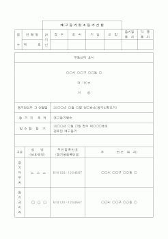 (민사소송)예고등기말소등기(원고승소